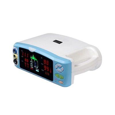 Portable Multiparameter Hospital Medical Patient Monitor Vital Signs ...